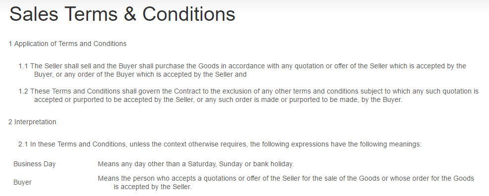 Payment Terms & Conditions - Terms and Conditions Generator Payment Terms & Conditions - Terms and Conditions Generator